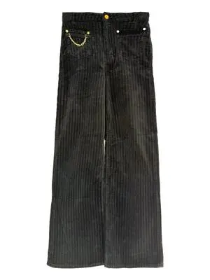 GANNI Magny Chain-accent Trousers - Black