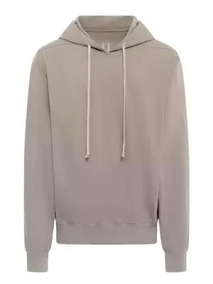 Rick Owens Drawstring Heavy-jersey Hoodie - Grey