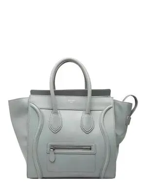 Celine Mini Luggage Tote Bag - Grey