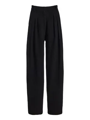 Françoise Vanessa Wool Trousers - Black