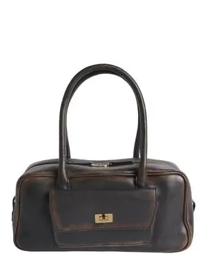 SANDRO Sandro Paris Ezmehralda Leather Top-Handle Bag