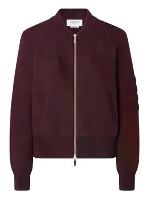 Thom Browne 4-bar Milano-stitch Bomber Jacket - Red