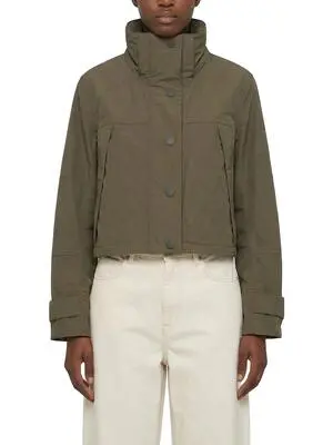 Burberry Short Hooded Windbreaker Jacket - Green