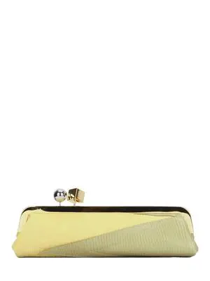 Jacquemus Salon Maïs Leather Clutch - Yellow