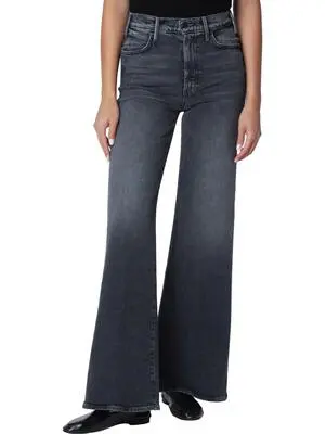 MOTHER The Hustler Roller Sneak Jeans - Grey