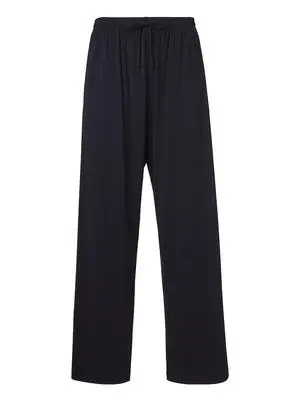 Gucci Jersey Wide-leg Pants - Black