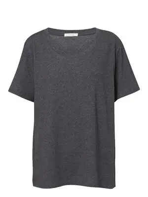 THE ROW Dera Cotton Jersey T-shirt - Grey