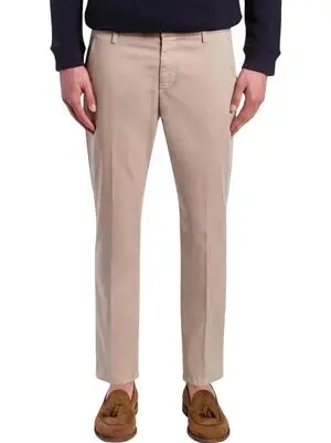 DONDUP Alfredo Pressed-crease Trousers - Neutrals