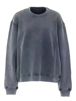 HAIKURE Distressed Back-split Sweater - Grey