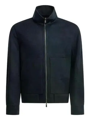 Brunello Cucinelli Hand-crafted Reversible Bomber Jacket - Blue