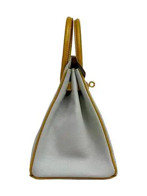 Hermès 2019 Birkin 25 Chèvre Mysore Handbag Grey