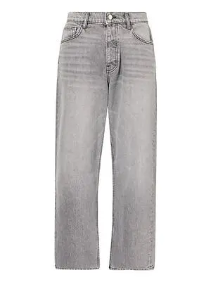 NAHMIAS Wash Baggy Wide-leg Denim Jeans - Grey