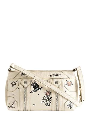 Zadig&Voltaire Sunny Mood Tattoo Leather Cross-body Bag - Flash