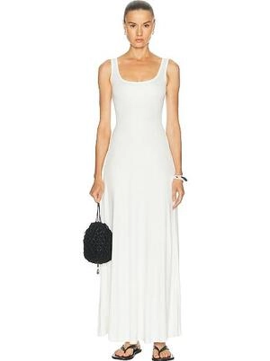 THE PARK Annie Tank Dress - Blanc