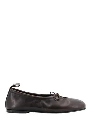 ALOHAS Rosalind Leather Ballerinas - Brown