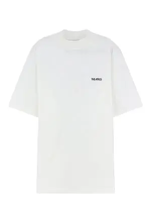 Attico Oversized Cotton T-shirt - White