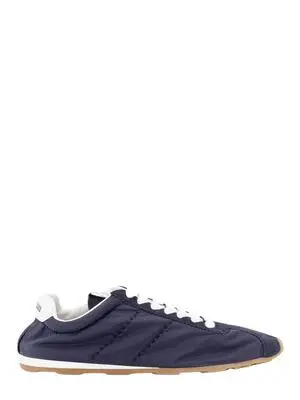 Miu Miu Nylon And Suede Sneakers - Blue