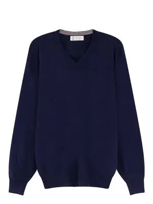 Brunello Cucinelli Cashmere Sweater - Blue