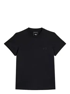 ADIDAS Y-3 Regular Cotton T-shirt - Black
