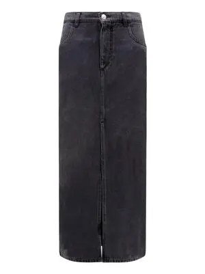 Isabel Marant Étoile Faharia Denim Skirt - Black