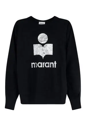 MARANT ETOILE Klowia Linen T-shirt - Black