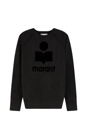 MARANT ETOILE Milly Ny Recycled Material Sweatshirt - Grey