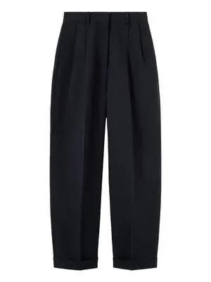 Loro Piana Cale Linen And Cotton Trousers - Blue
