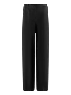 Vince Naia™ Acetate And Polyester Flared Trousers - Black