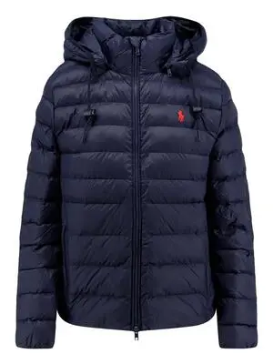 Polo Ralph Lauren Recycled Nylon Hooded Down Jacket - Blue