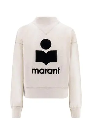 MARANT ETOILE Moby Recycled Material Sweatshirt - Beige