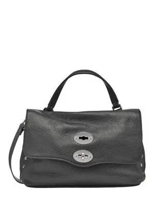 ZANELLATO Postina S Leather Crossbody Bag - Grey
