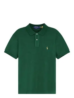 Polo Ralph Lauren Cotton Polo With Front Logo Embroidery Green