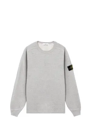 Stone Island Mélange Cotton Sweatshirt - Grey
