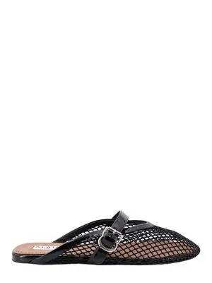 Alaïa Flat Mesh Sandals Black