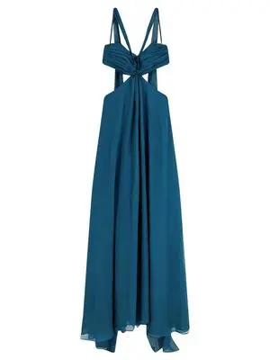 Retrofete Meira Chiffon Dress - Blue
