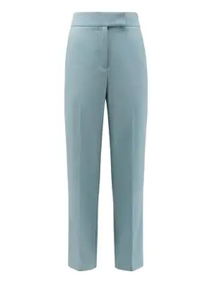 JOSEPH Aix Viscose And Linen Trousers - Blue