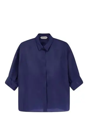 Alberta Ferretti Silk Shirt - Blue