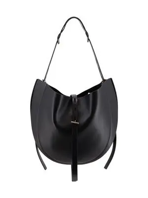 MINOBOSSI Liz Leather Crossbody Bag - Black