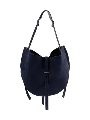 MINOBOSSI Suede Crossbody Bag - Blue