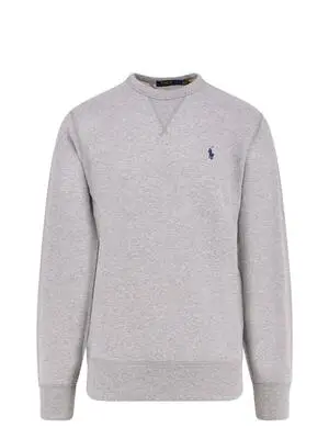 Polo Ralph Lauren Cotton Blend Sweatshirt With Logo - Grey