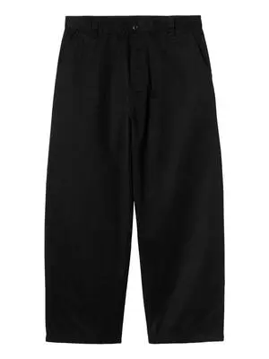 Carhartt Work In Progress Brady Pant Cotton Trousers - Black