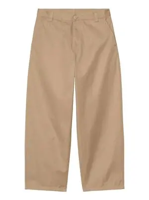 Carhartt Work In Progress Cotton Wide Leg Trousers - Beige