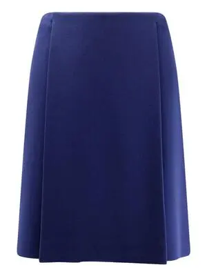 Miu Miu Skirt With Pleats - Blue