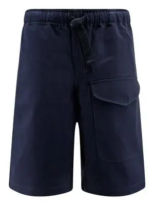 Studio Nicholson Cotton Bermuda Shorts - Blue