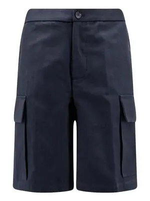 HEVO Cotton Bermuda Shorts - Blue