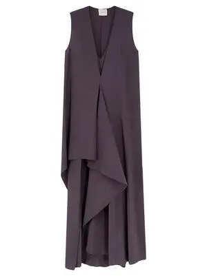 ALYSI Peach Touch Long Dress - Grey