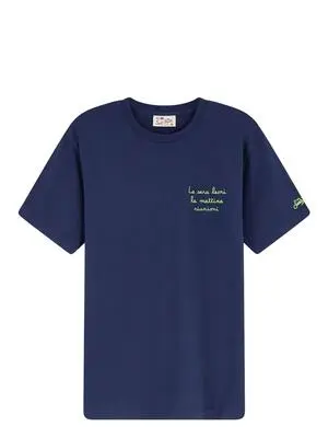MC2 SAINT BARTH Cotton T-shirt - Blue
