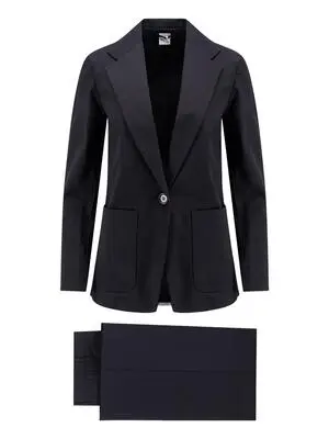 Aspesi Stretch Cotton Suit - Black