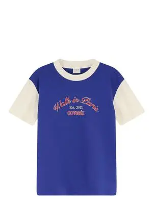 WALK IN PARIS Odyssée Cotton T-shirt - Blue