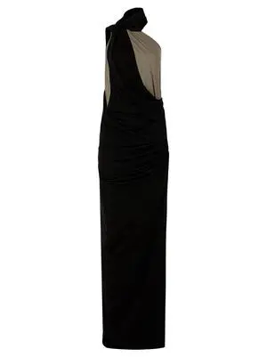 ENTIRE STUDIOS Cotton Blend Long Dress - Black